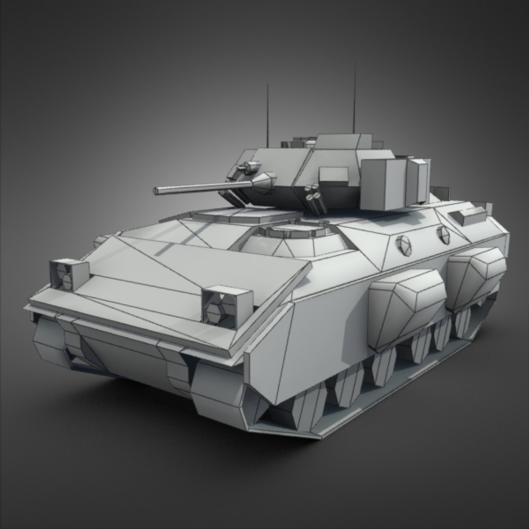 3d M2a2 Bradley M2 Model