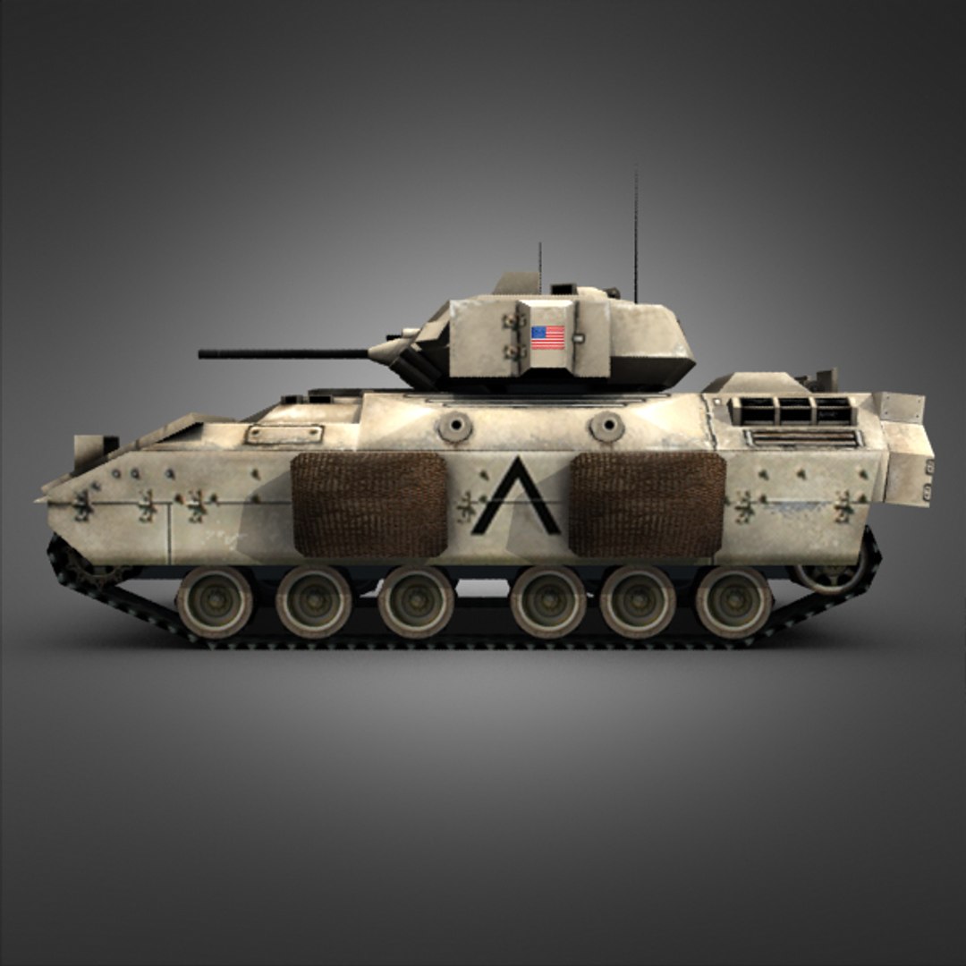 3d M2a2 Bradley M2 Model