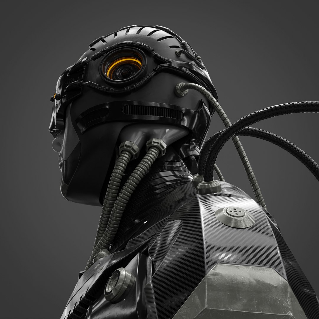 3D Character Head Sci Fi - TurboSquid 1657878