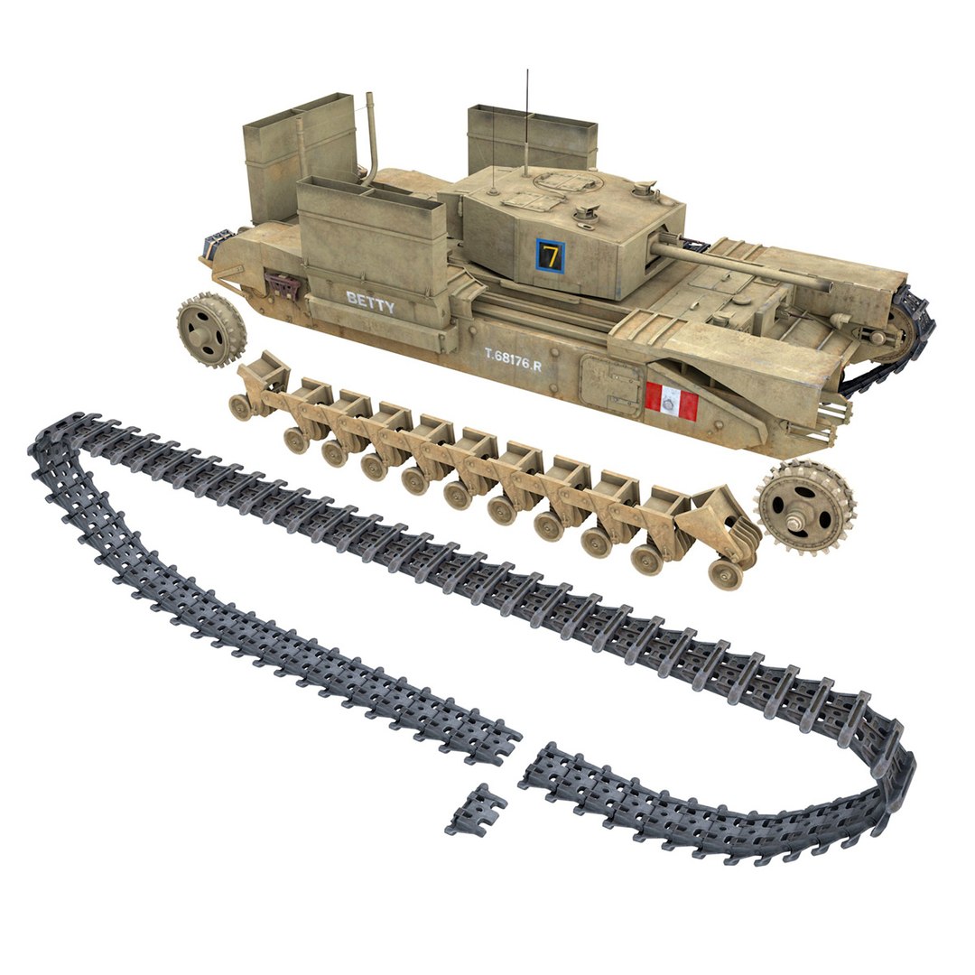British Churchill Mk Iii 3D Model - TurboSquid 1260767