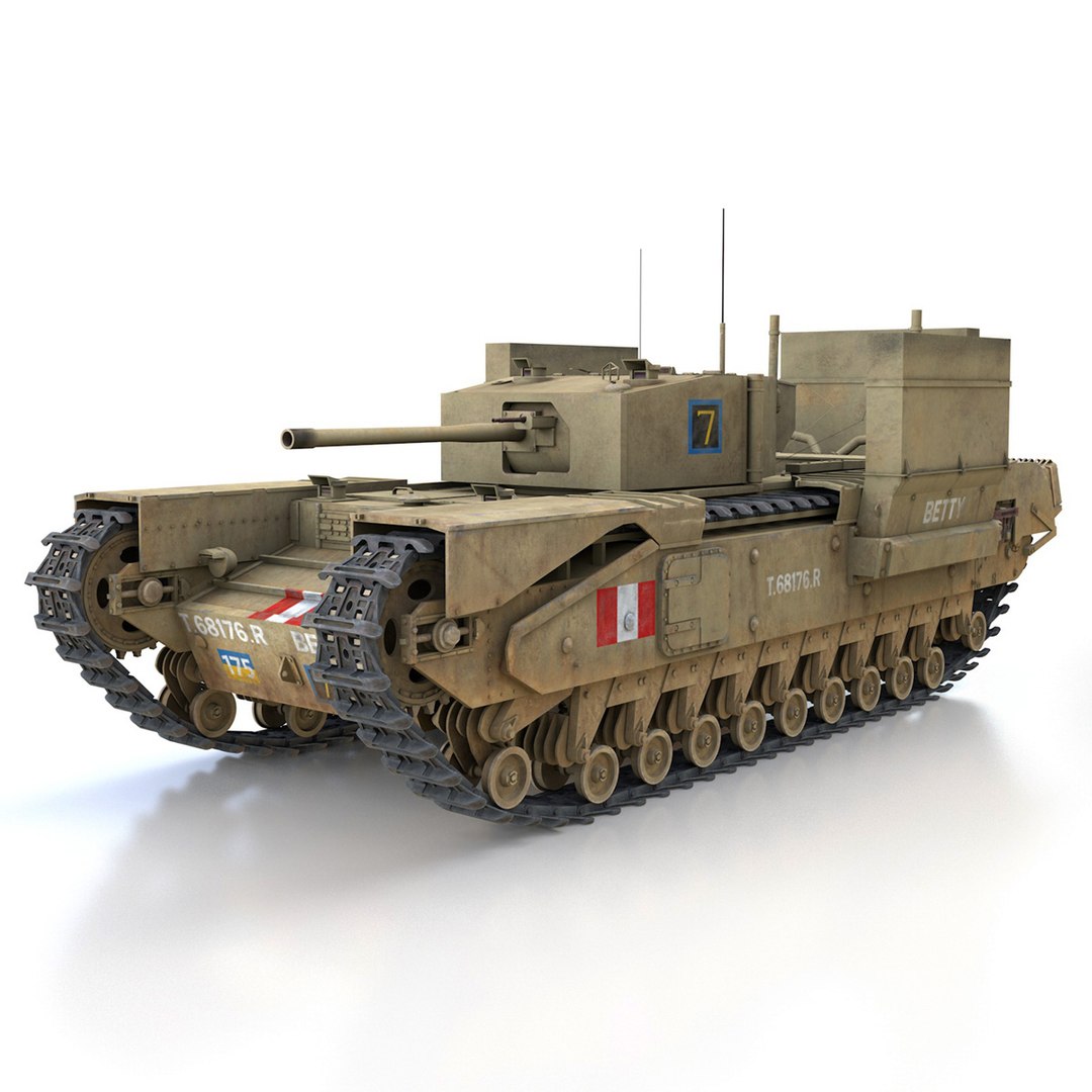 British Churchill Mk Iii 3D Model - TurboSquid 1260767