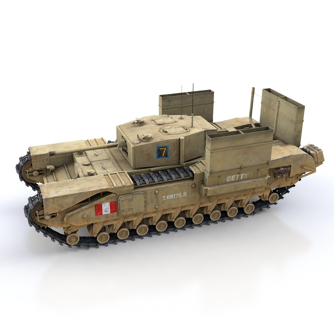 British Churchill Mk Iii 3D Model - TurboSquid 1260767