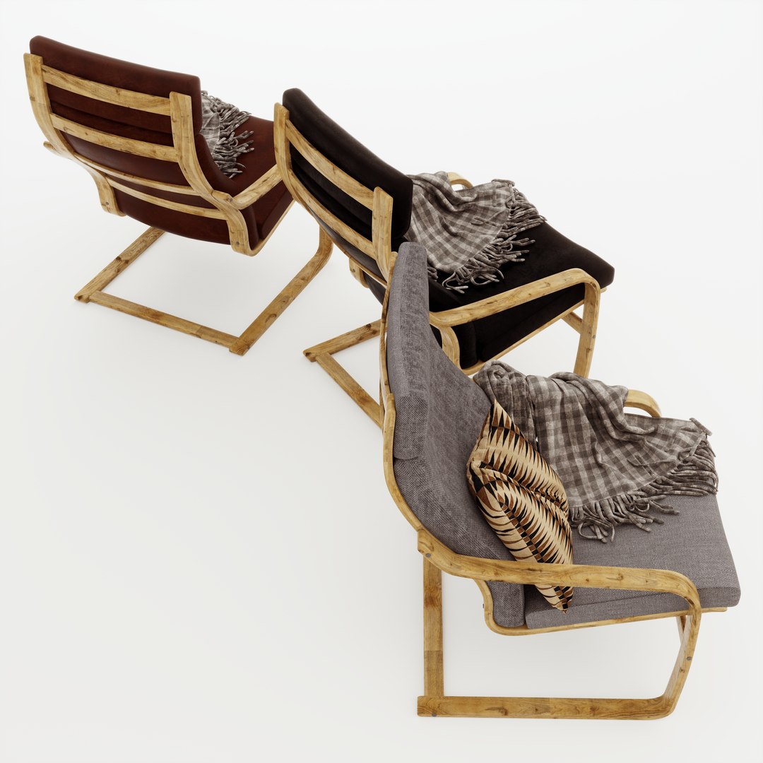 3D IKEA Style Armchair - TurboSquid 1940950