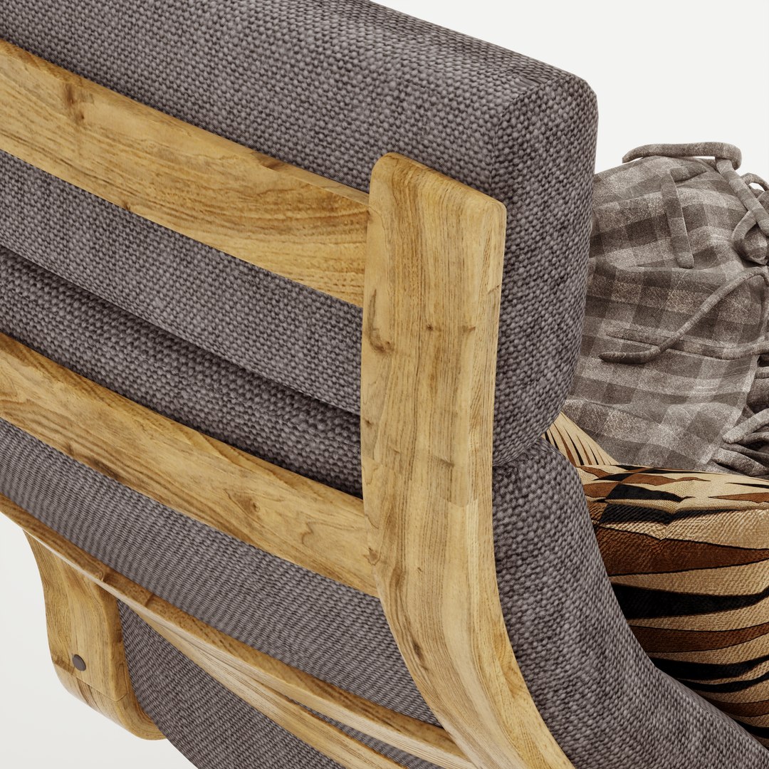 3D IKEA Style Armchair - TurboSquid 1940950