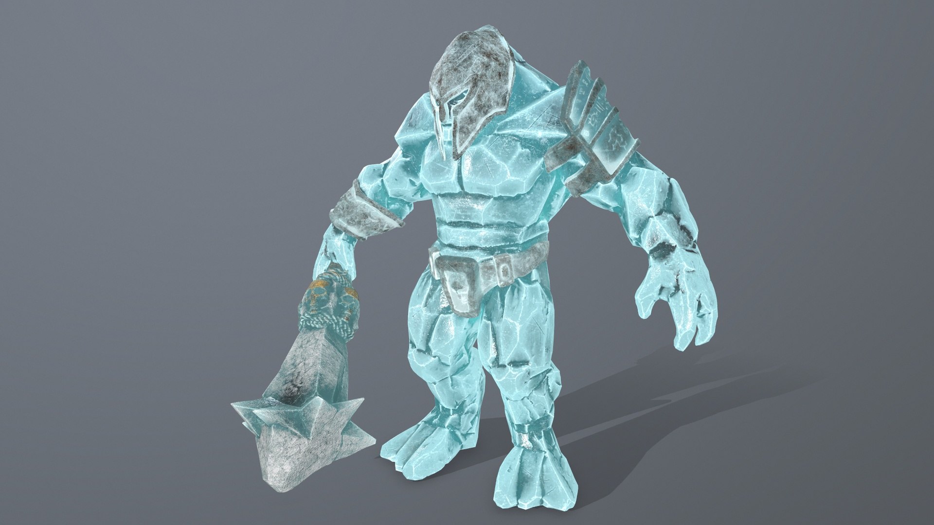 3D ice monster - TurboSquid 1923980