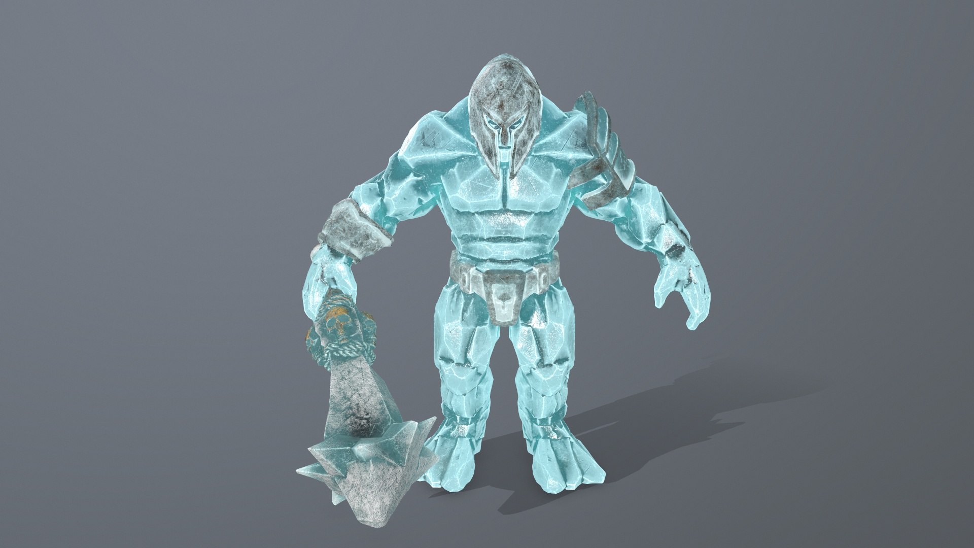 3D ice monster - TurboSquid 1923980