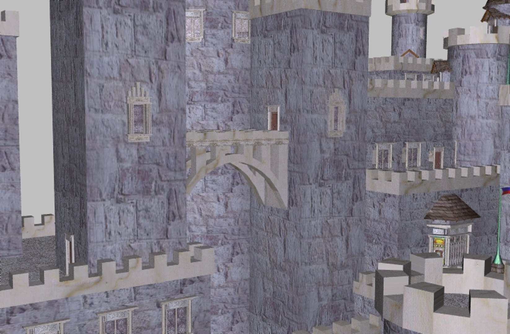 3d Model Of Castle Fantasy