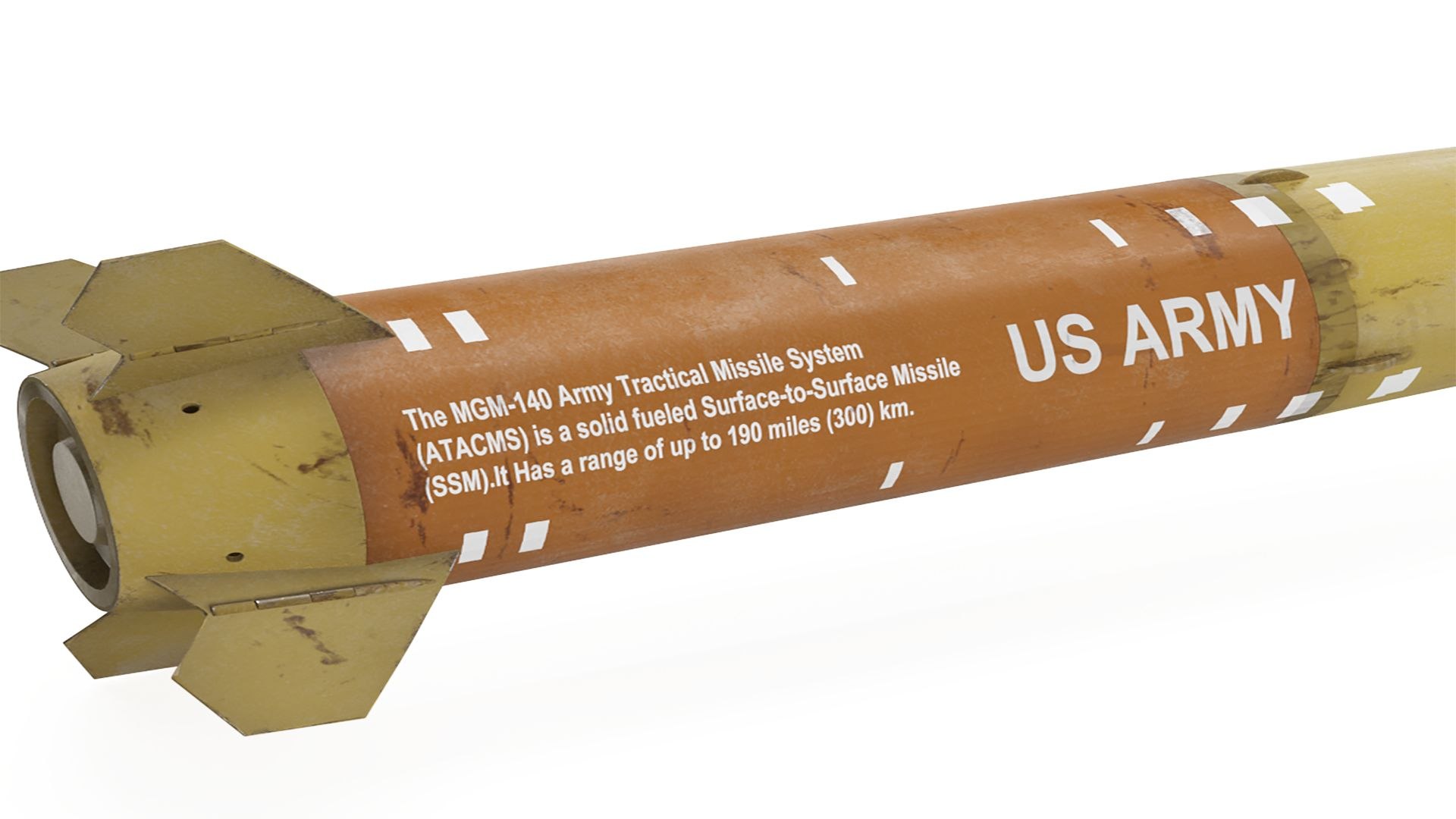 MGM-140-164-168 Army Tactical Missile System 3D Model - TurboSquid 2241844