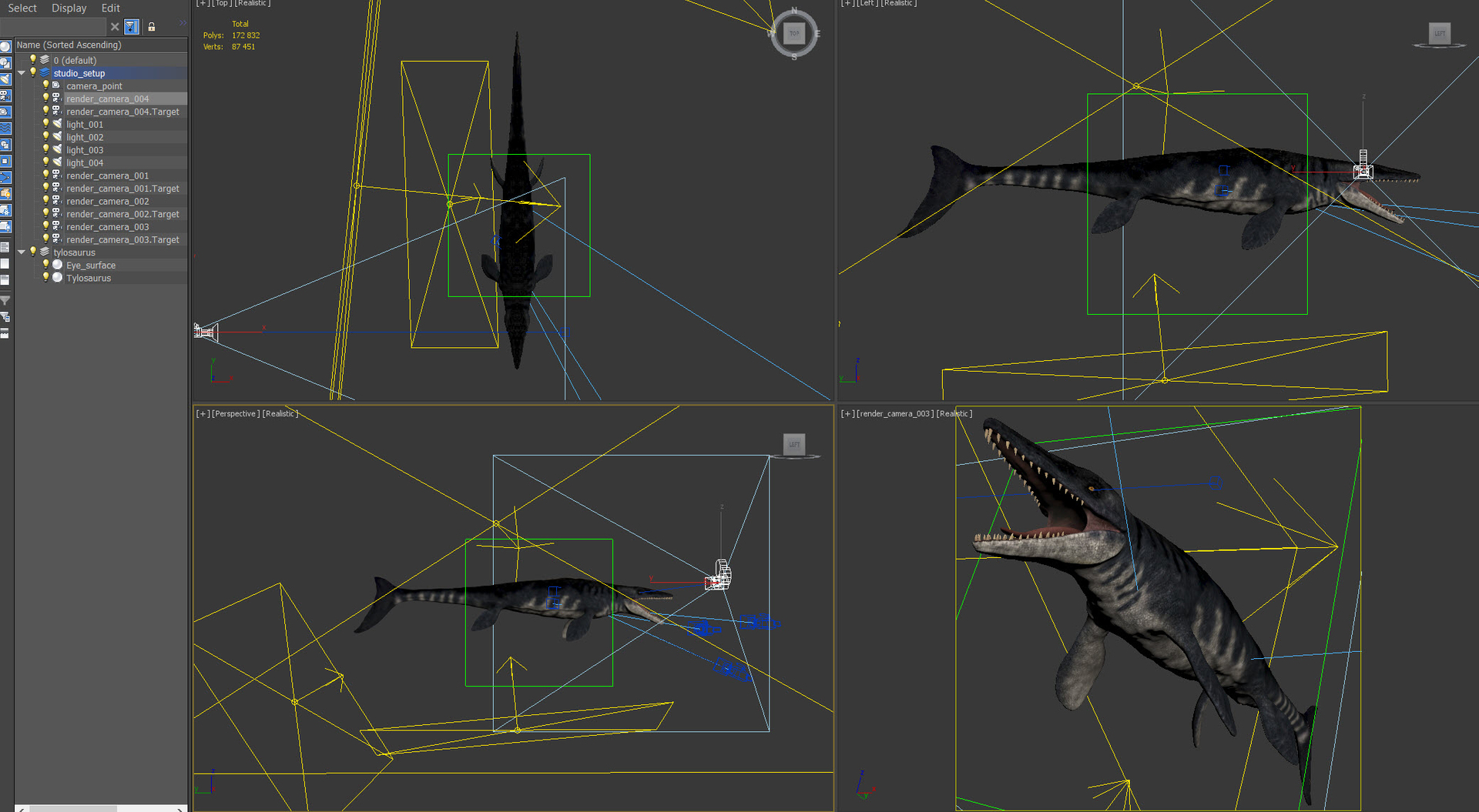Tylosaurus 3D model - TurboSquid 1641409