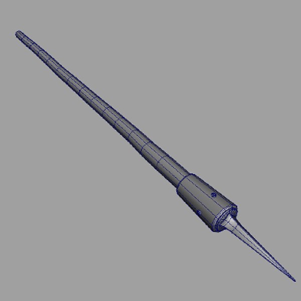 3d model goedendag medieval weapon