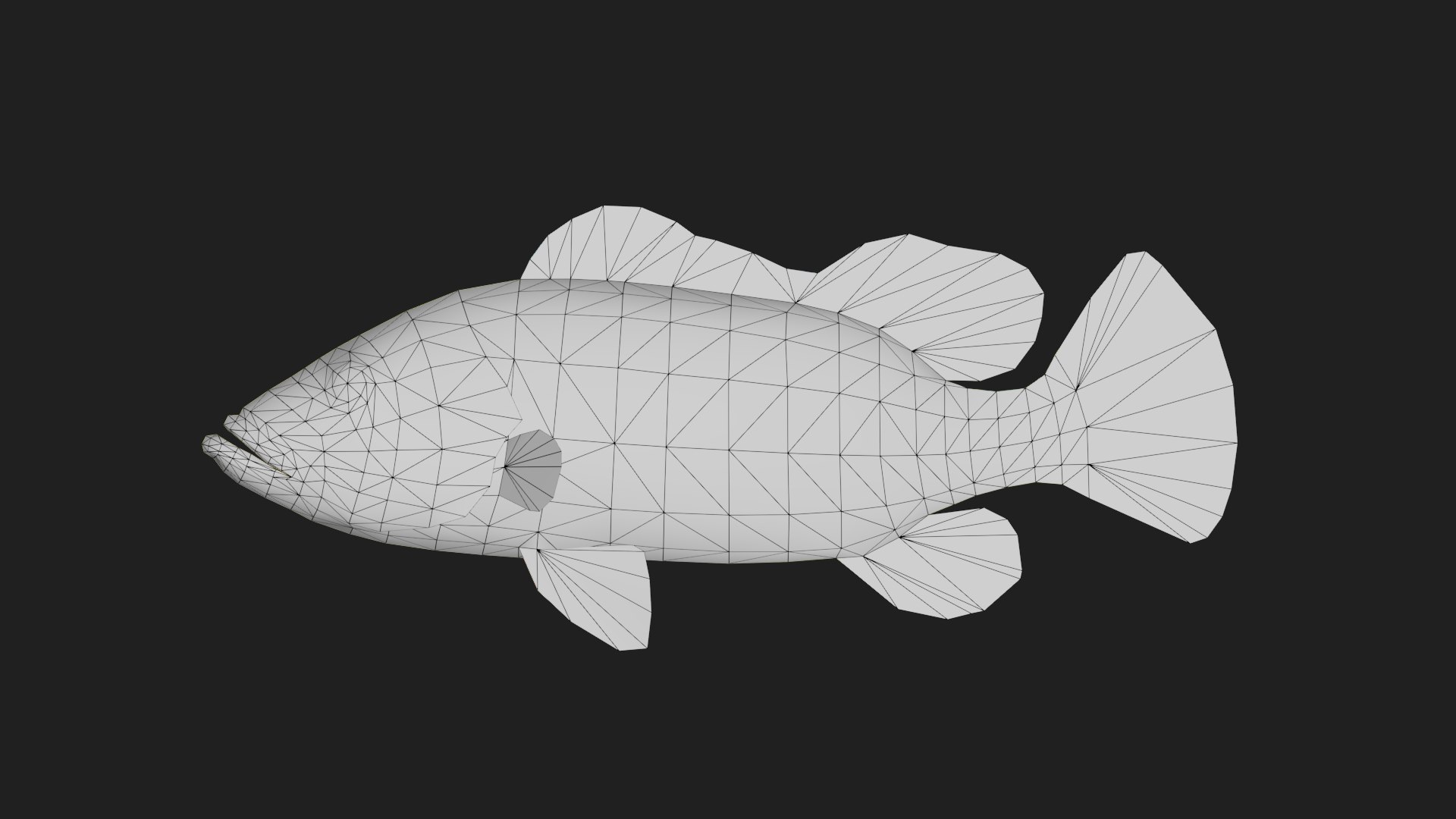 3D model Bass fish - TurboSquid 2123110