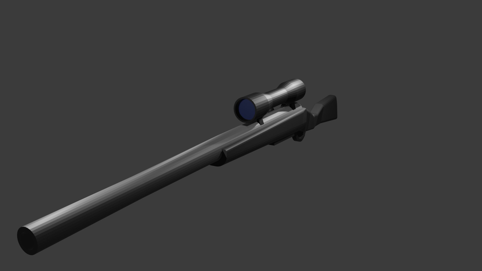 3D Simple Sniper Model Model - TurboSquid 2219078