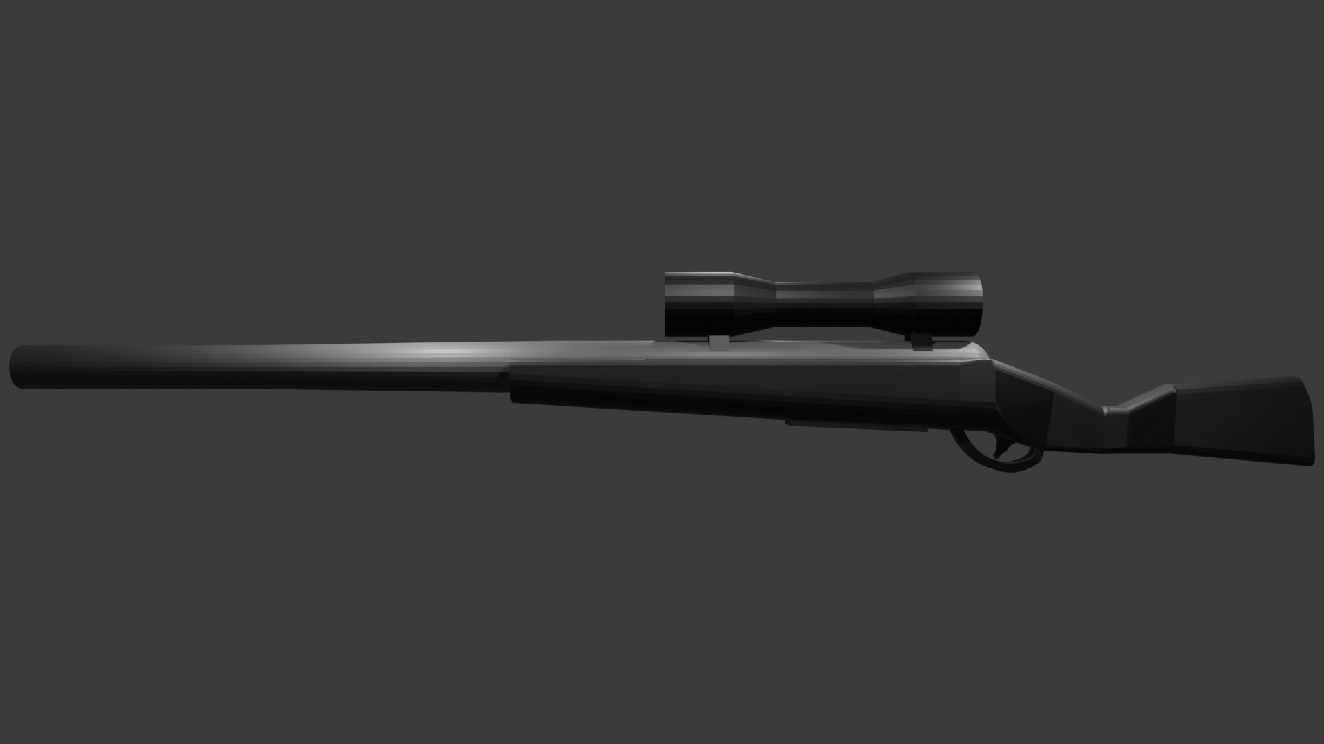 3D Simple Sniper Model Model - TurboSquid 2219078