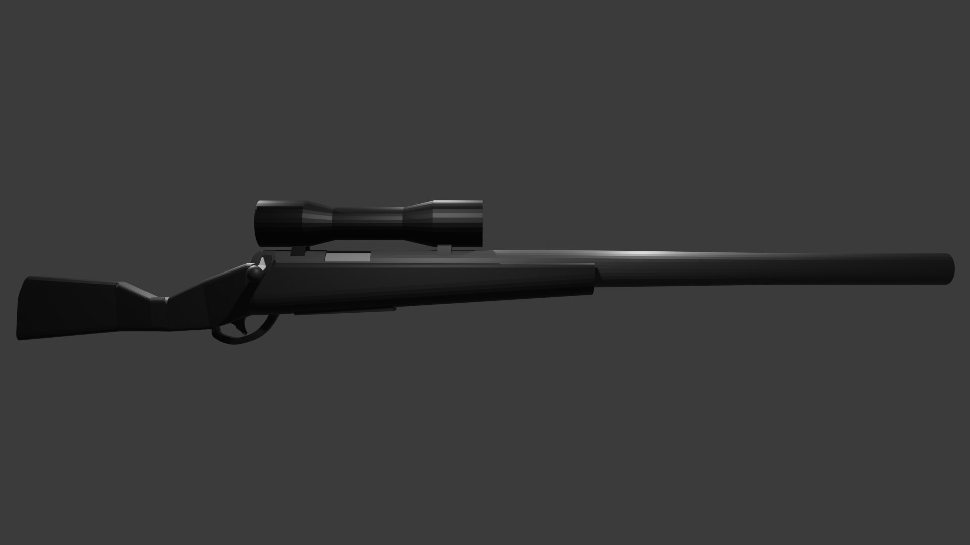 3D Simple Sniper Model Model - TurboSquid 2219078