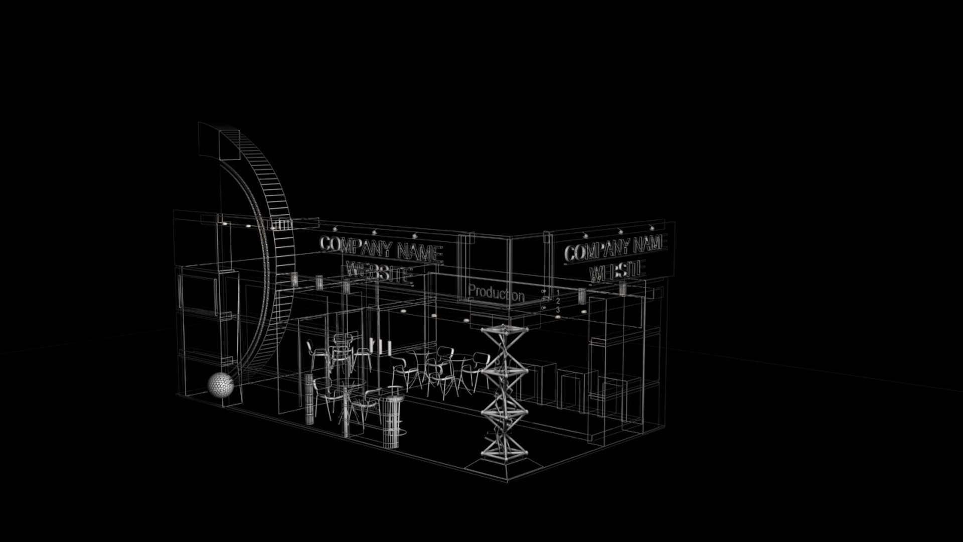 Expo pharmaceutical 3D model - TurboSquid 1336426