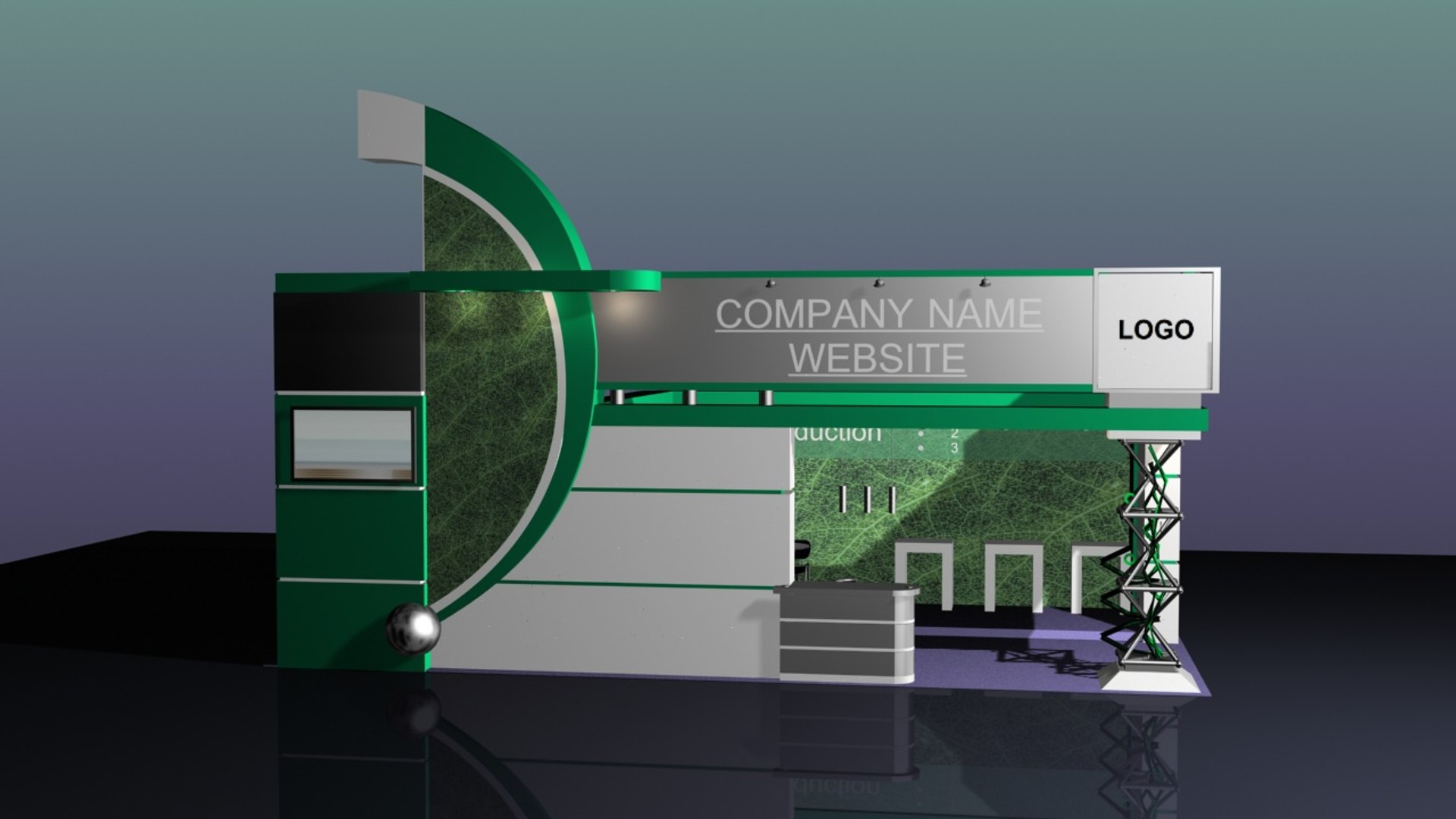Expo pharmaceutical 3D model - TurboSquid 1336426