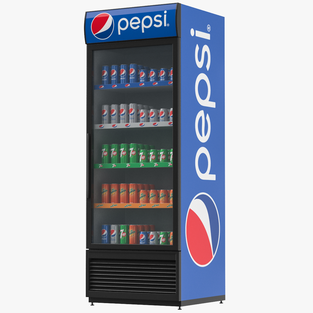 modelo 3d Exhibición del refrigerador de Pepsi - TurboSquid 1639979