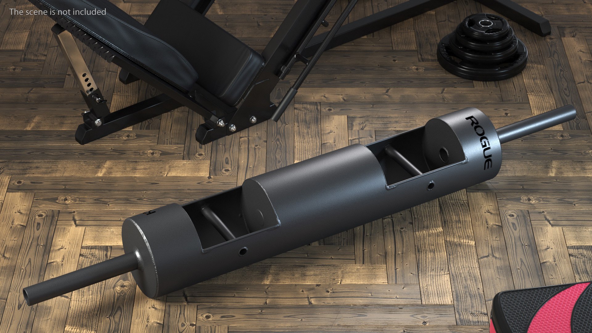 3D Steel Log Bar For Training 10 Inch Model - TurboSquid 1971824