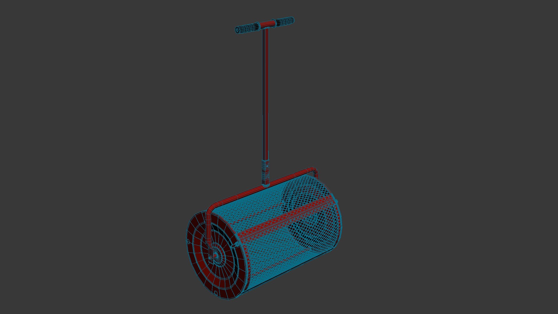 3D Rolling Garden Lawn Compost Spreader 03 Model - TurboSquid 2254804