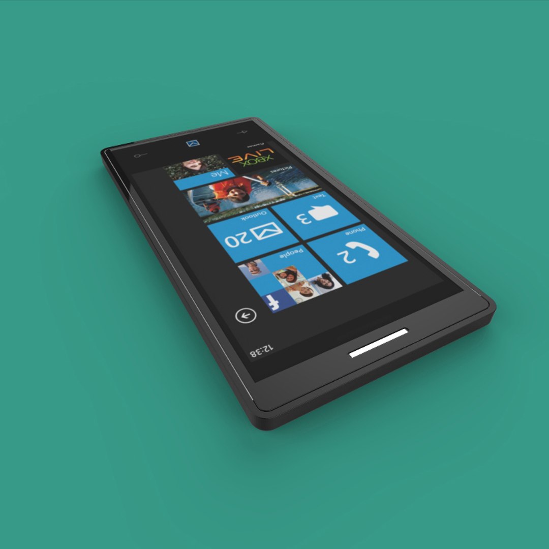 3D Window Phone - TurboSquid 1385585