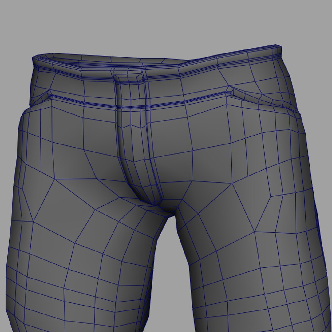 3d Model Stylized Jeans
