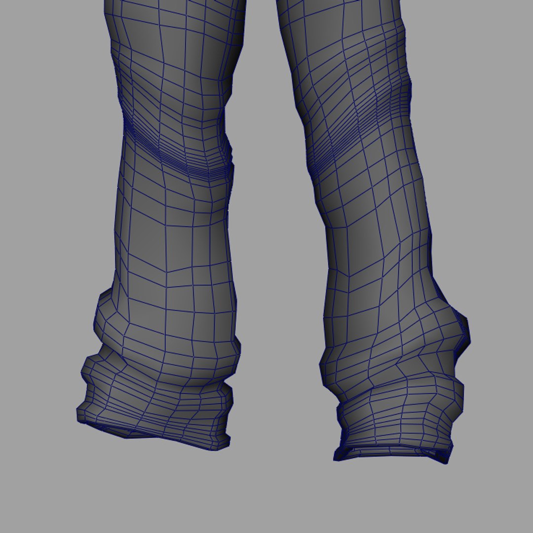 3d Model Stylized Jeans