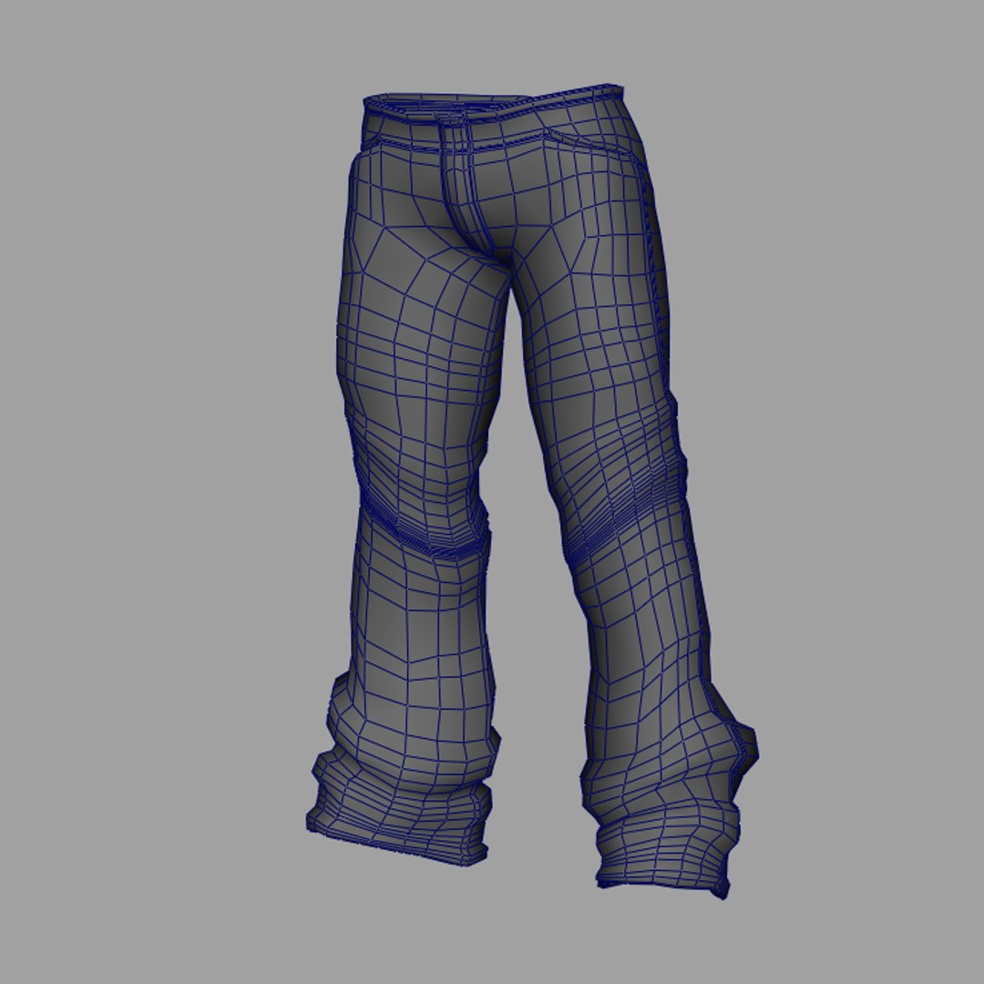 3d Model Stylized Jeans