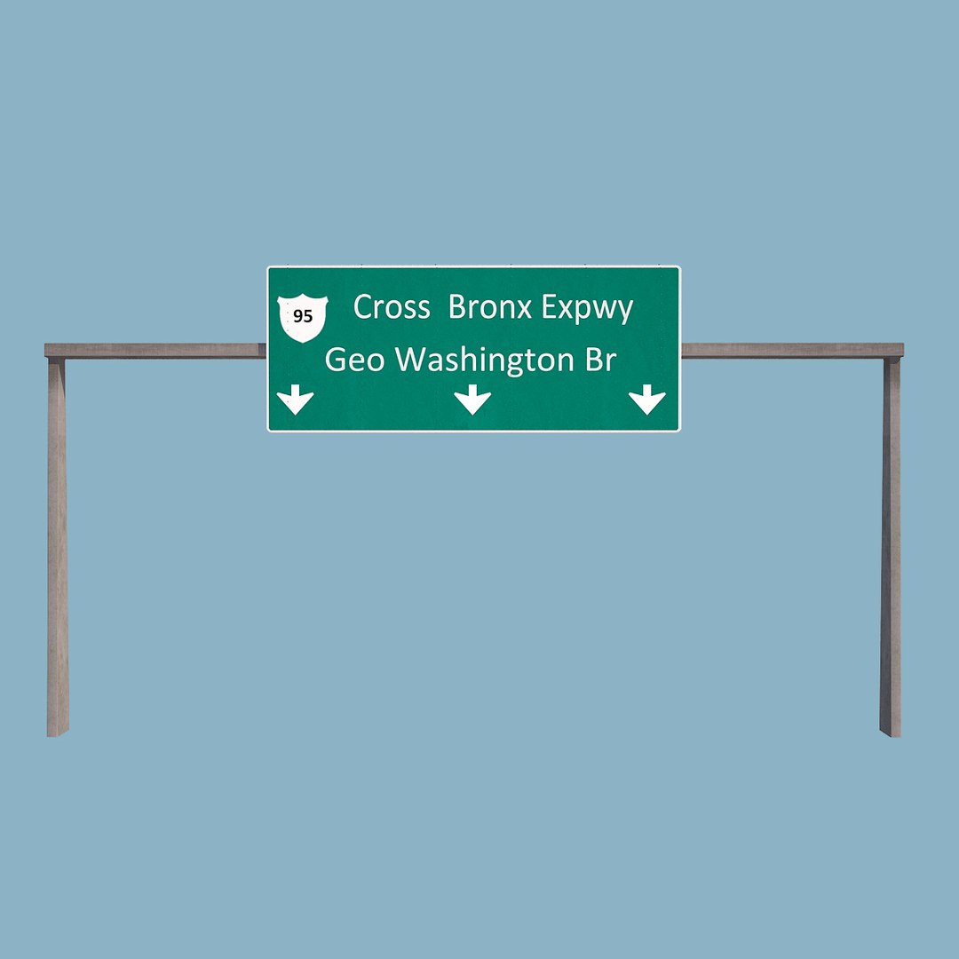 3ds overhead gantry sign