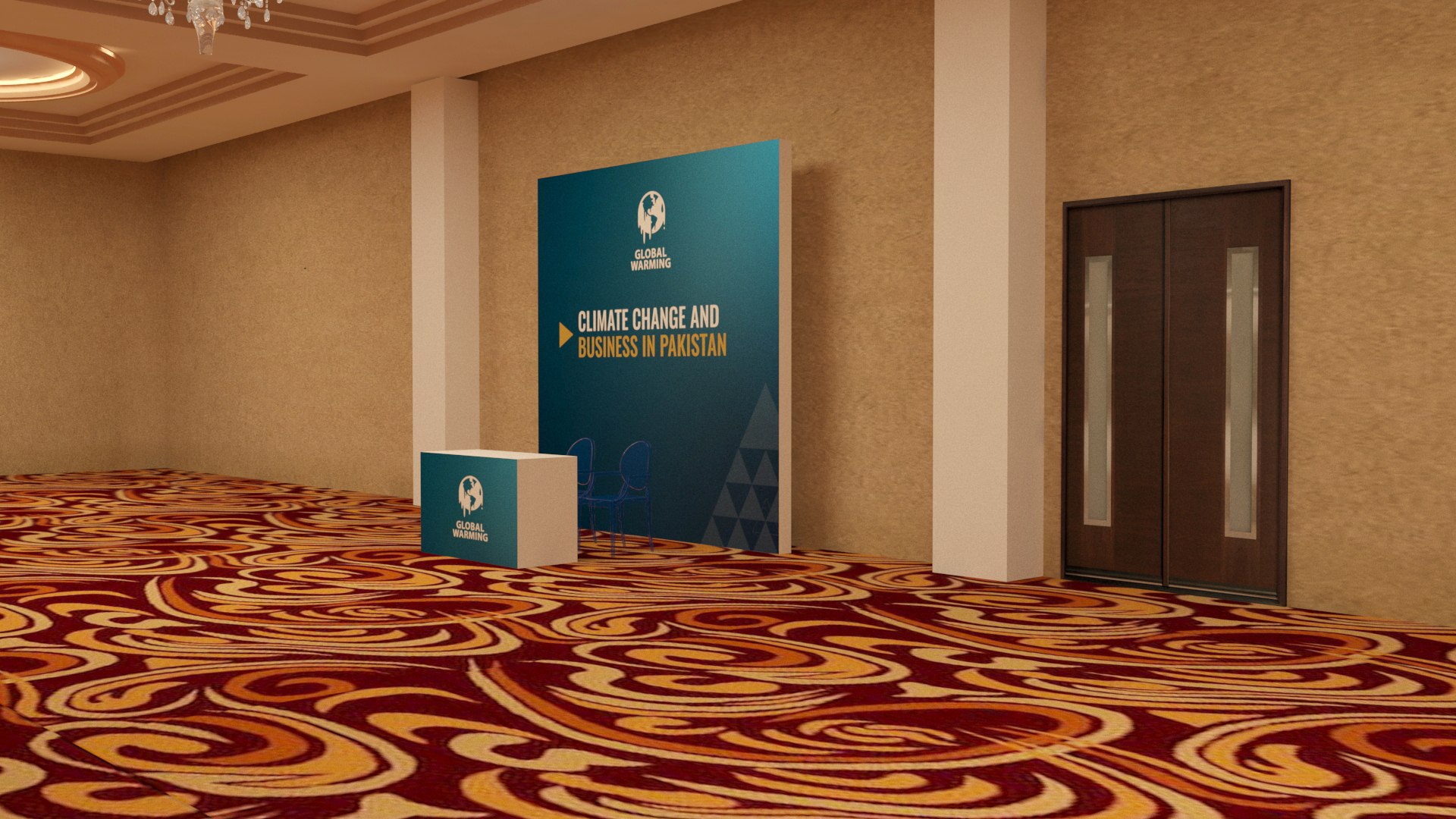 3D Corporate Event Design - TurboSquid 2173013