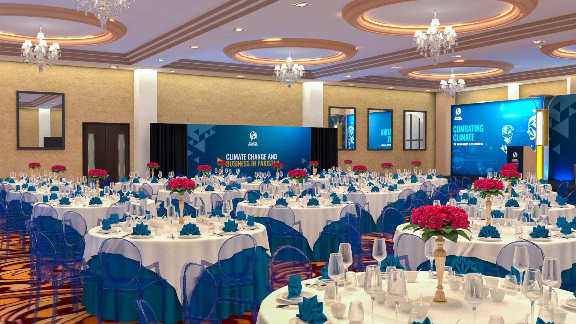 3D Corporate Event Design - TurboSquid 2173013