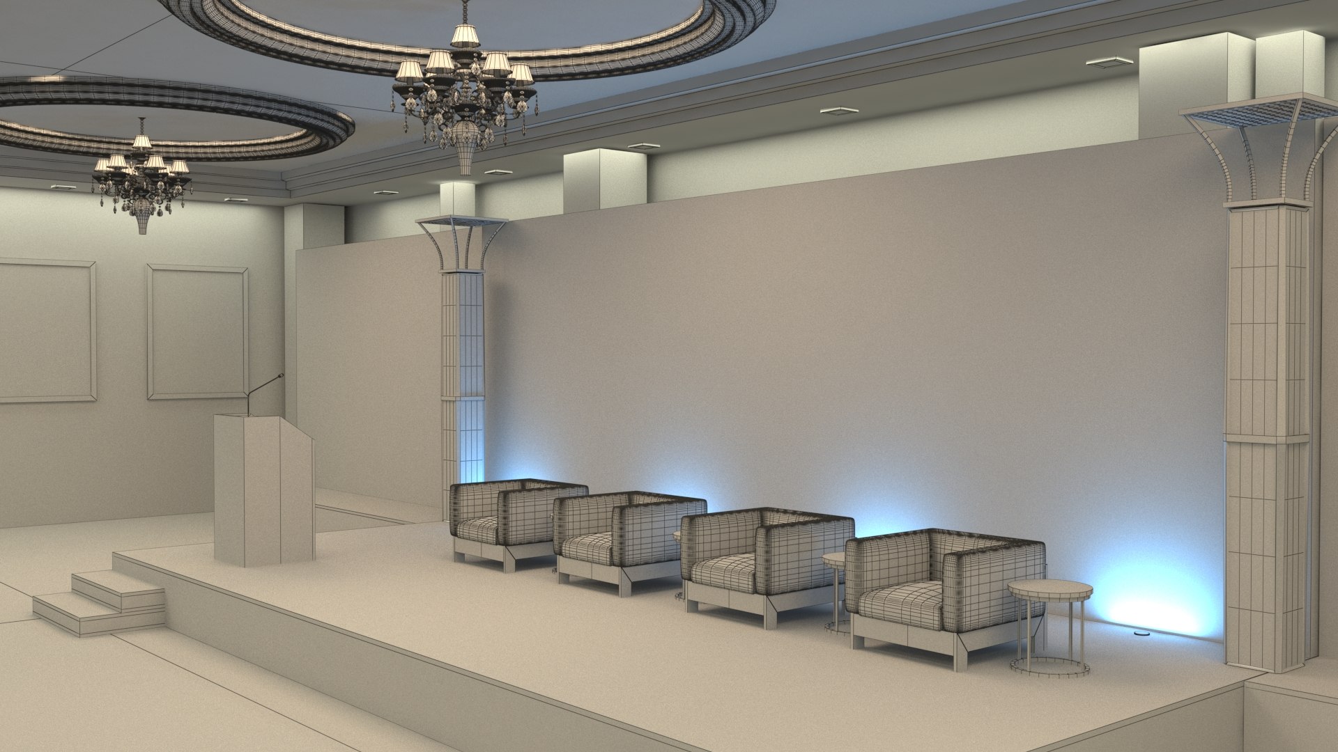 3D Corporate Event Design - TurboSquid 2173013