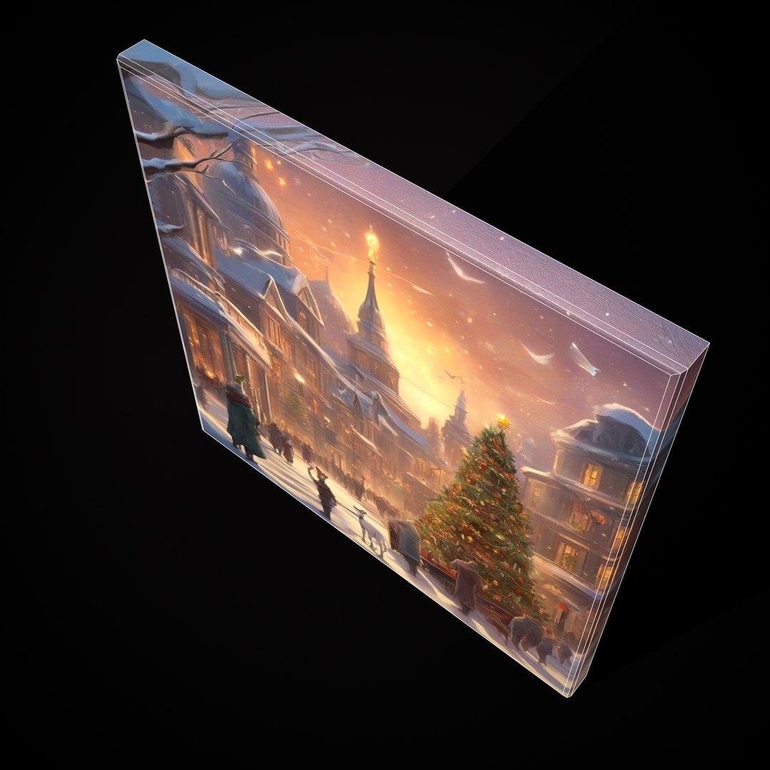 3D Christmas Painting Three Model - TurboSquid 2153967