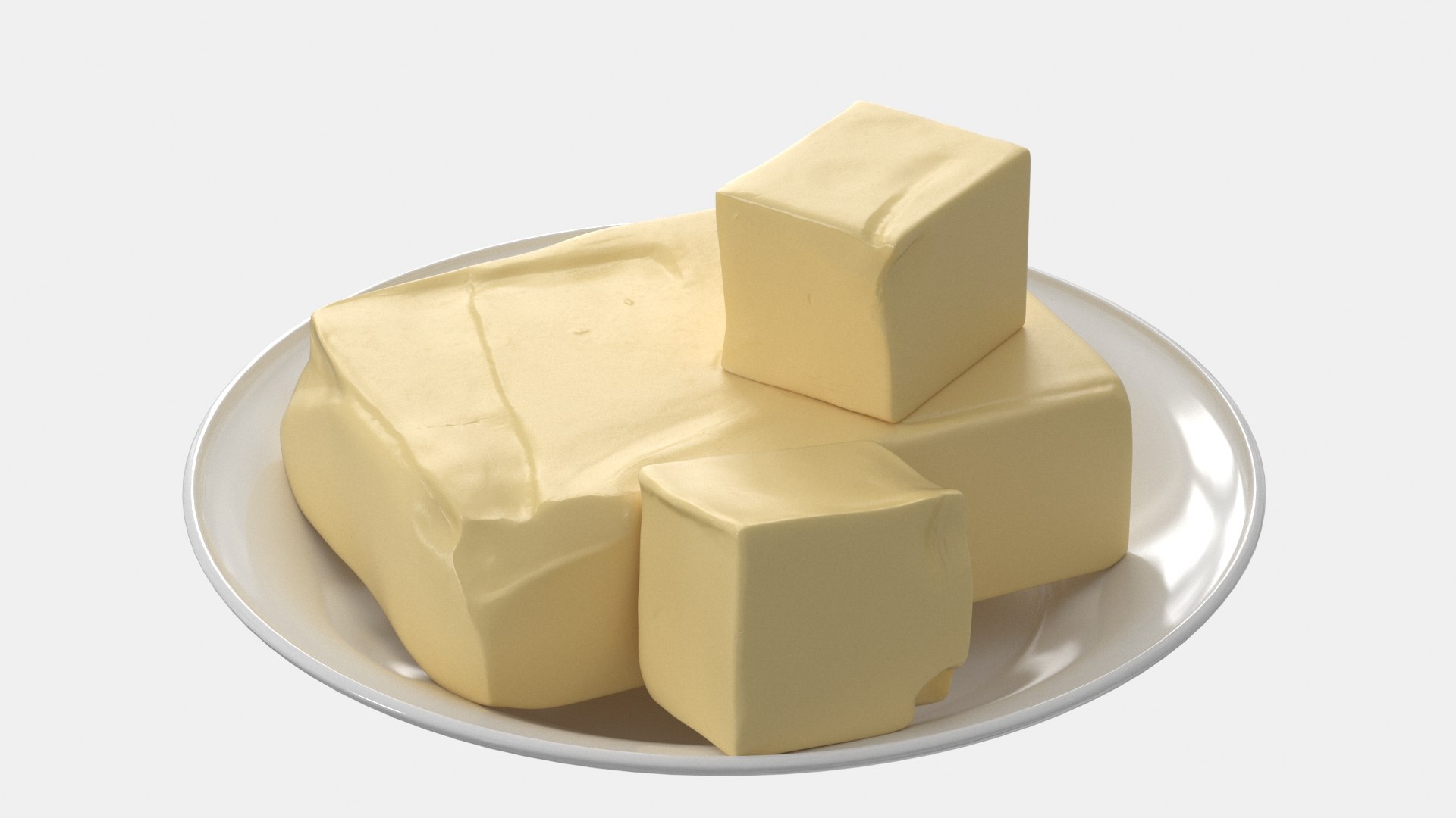 Realistic Butter 3D Model - TurboSquid 1185974