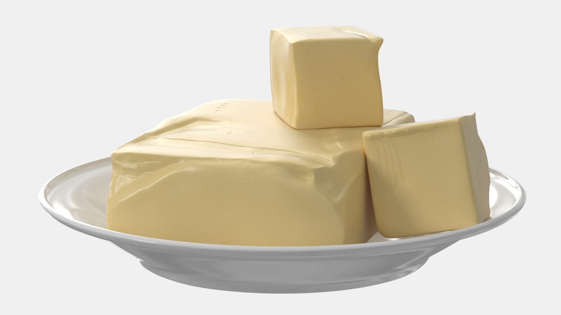 Realistic Butter 3D Model - TurboSquid 1185974