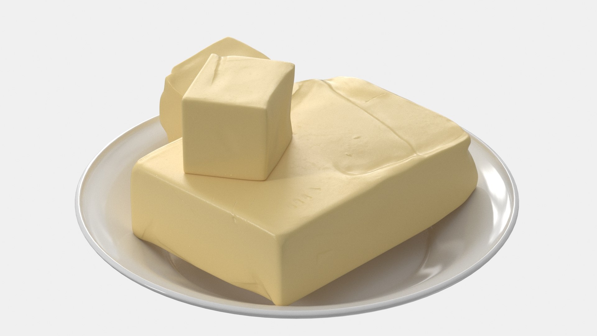 Realistic Butter 3D Model - TurboSquid 1185974