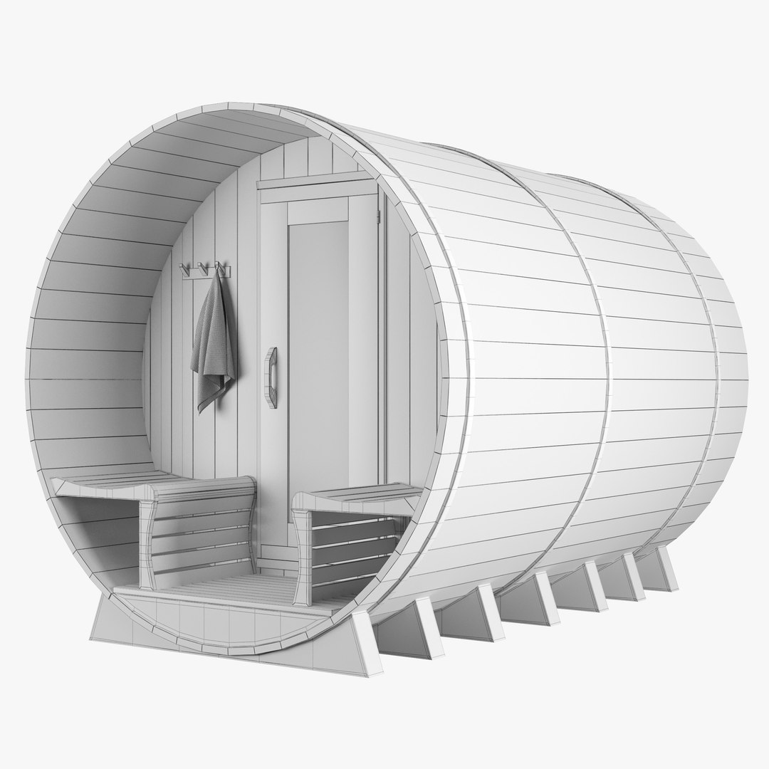 Panoramic View Saunas Model - TurboSquid 2081685