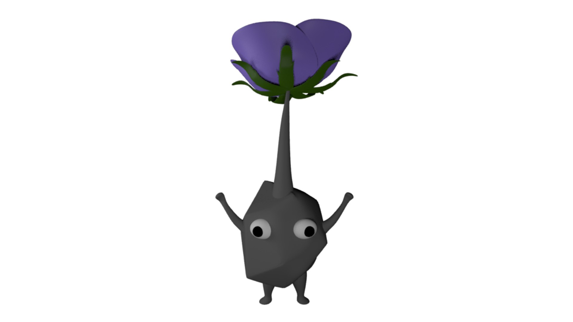 3D rock pikmin model - TurboSquid 1653707