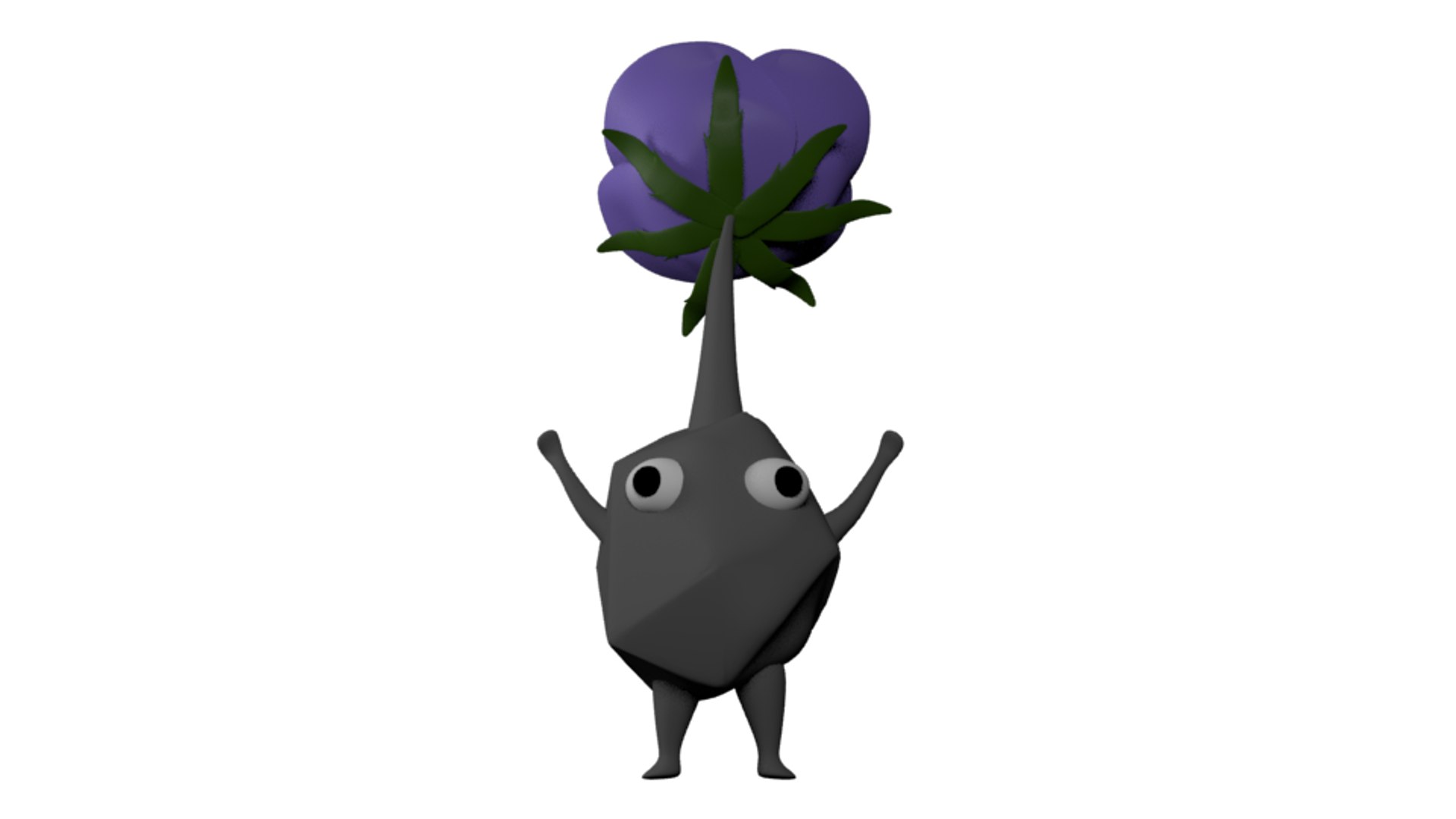 3D rock pikmin model - TurboSquid 1653707