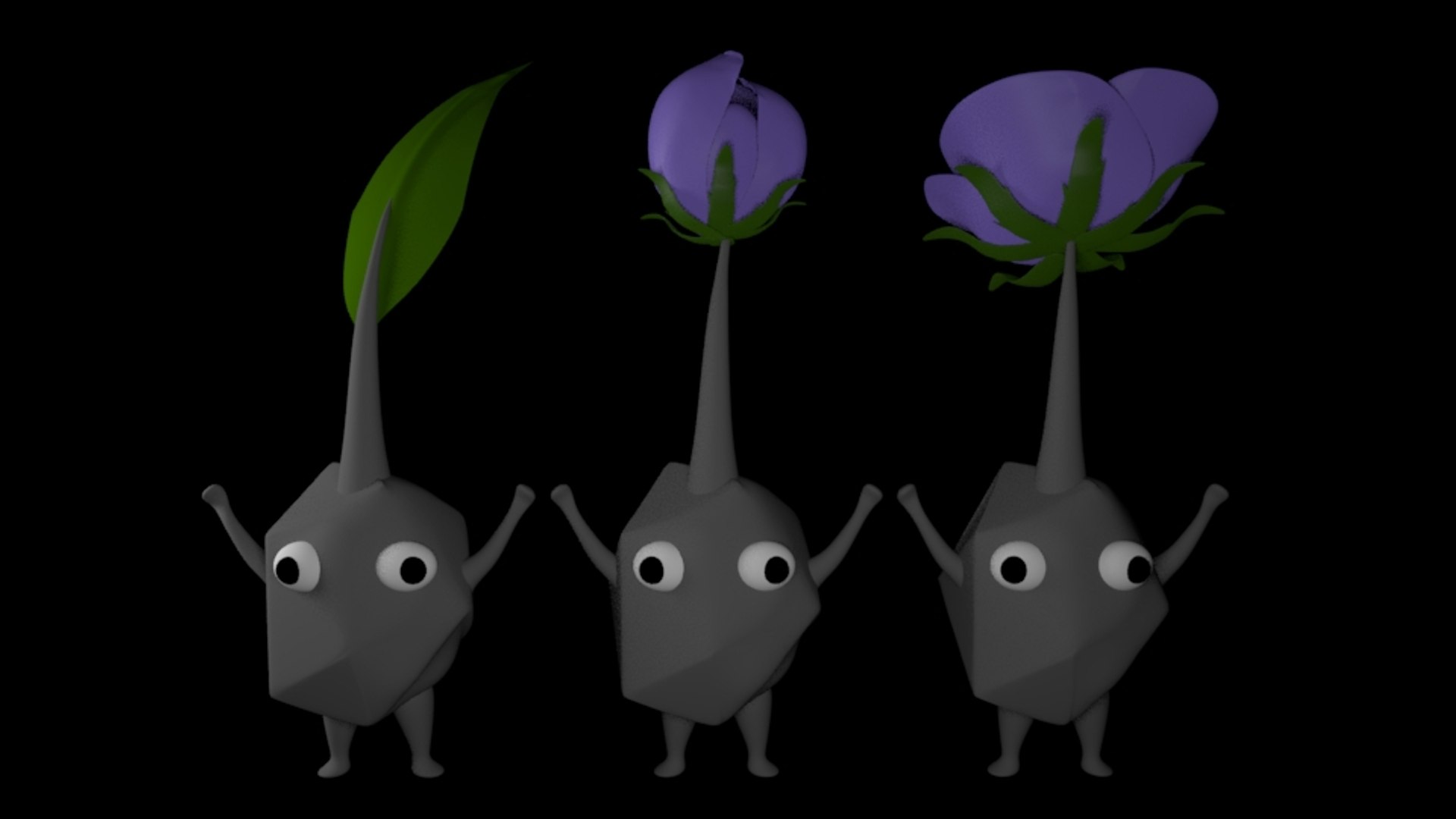 3D Rock Pikmin Model - TurboSquid 1653707