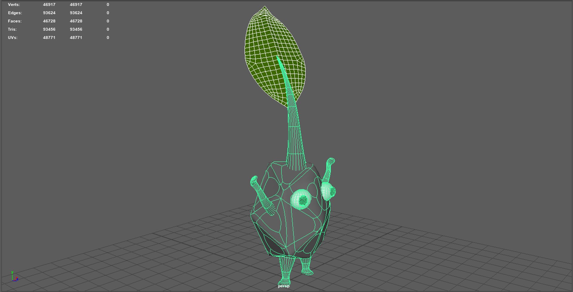 3D rock pikmin model - TurboSquid 1653707