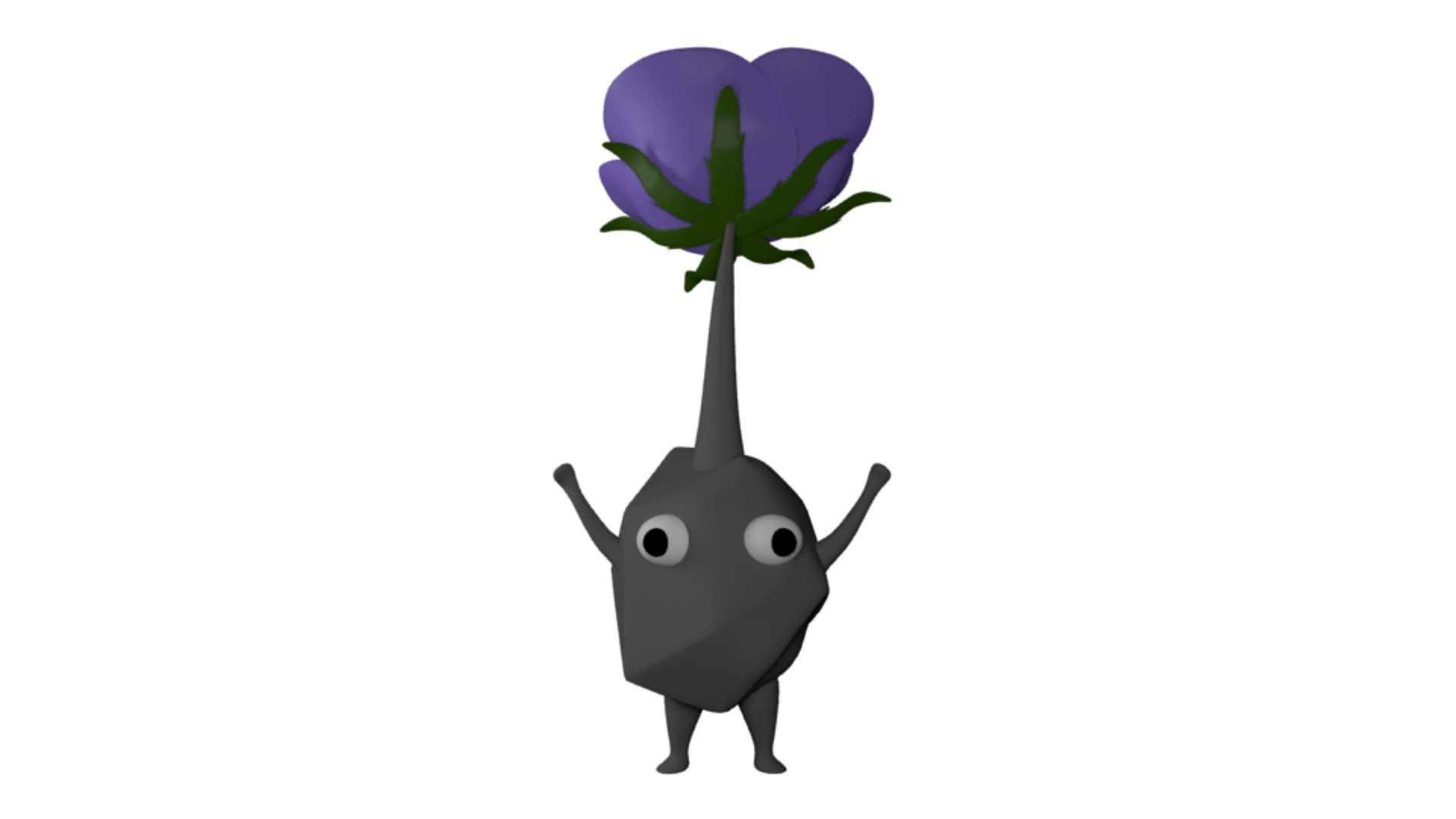 3D rock pikmin model - TurboSquid 1653707