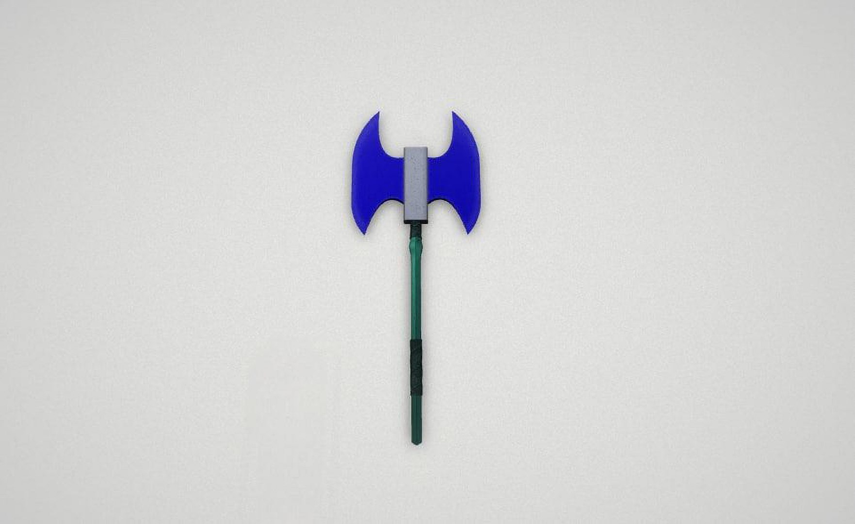 Game asset Vibrant Blue Dual-Headed Axe 3D model - TurboSquid 2143709