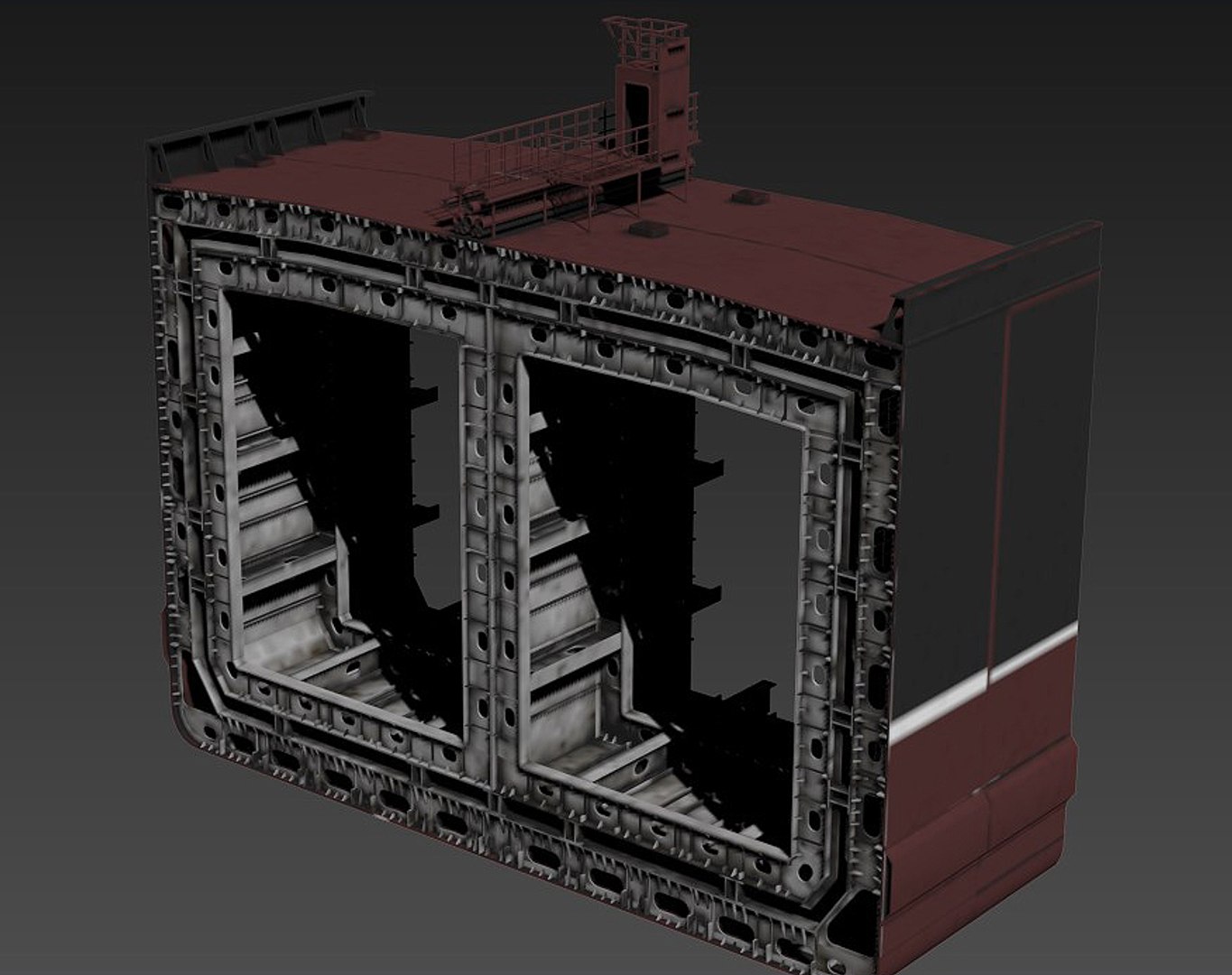 Section Tanker Ship 3D Model - TurboSquid 1539463