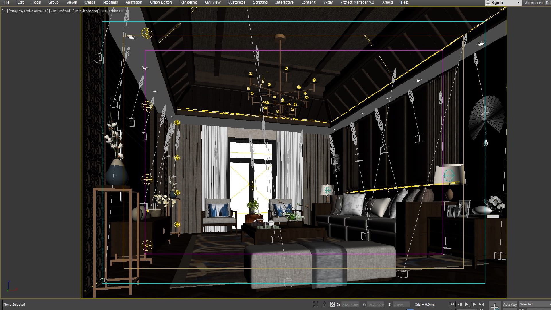 New Chinese Style Living Room 3D Model - TurboSquid 2024800