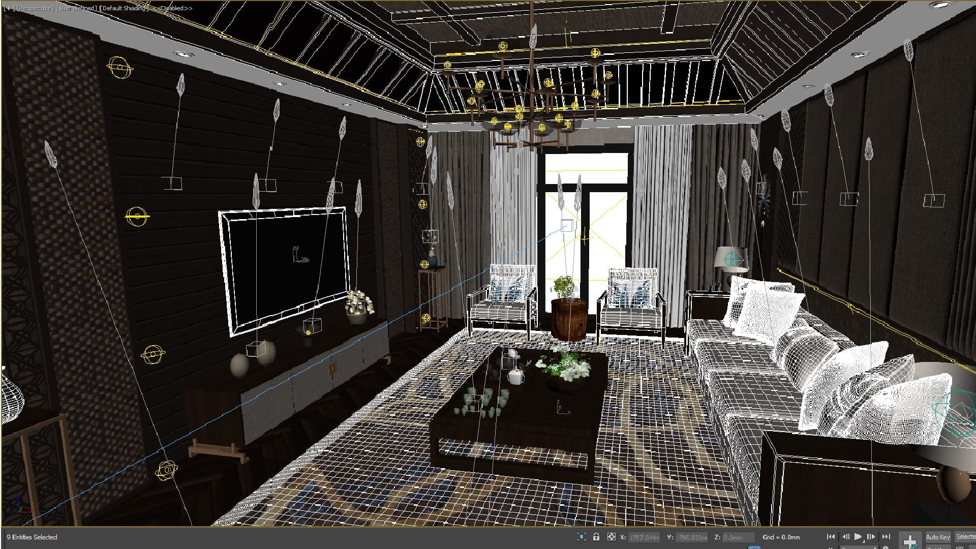 New Chinese Style Living Room 3D Model - TurboSquid 2024800