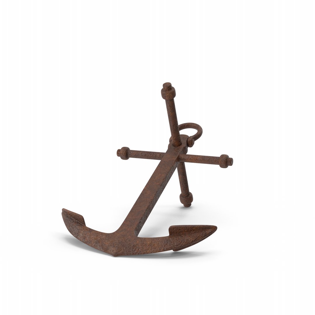 3D Rusty Anchor - TurboSquid 2200779