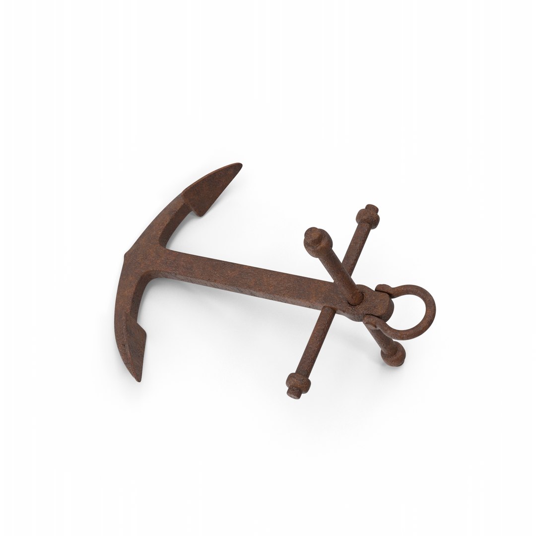 3D Rusty Anchor - TurboSquid 2200779