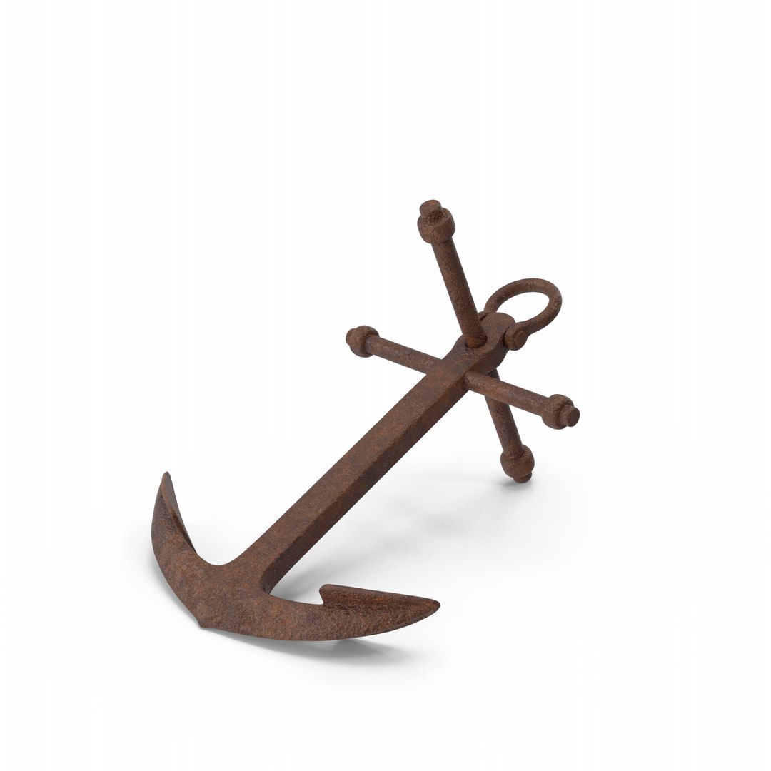 3D Rusty Anchor - TurboSquid 2200779