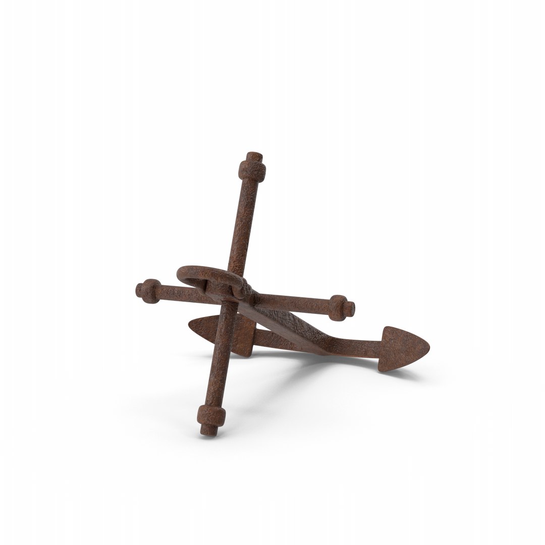 3D Rusty Anchor - TurboSquid 2200779