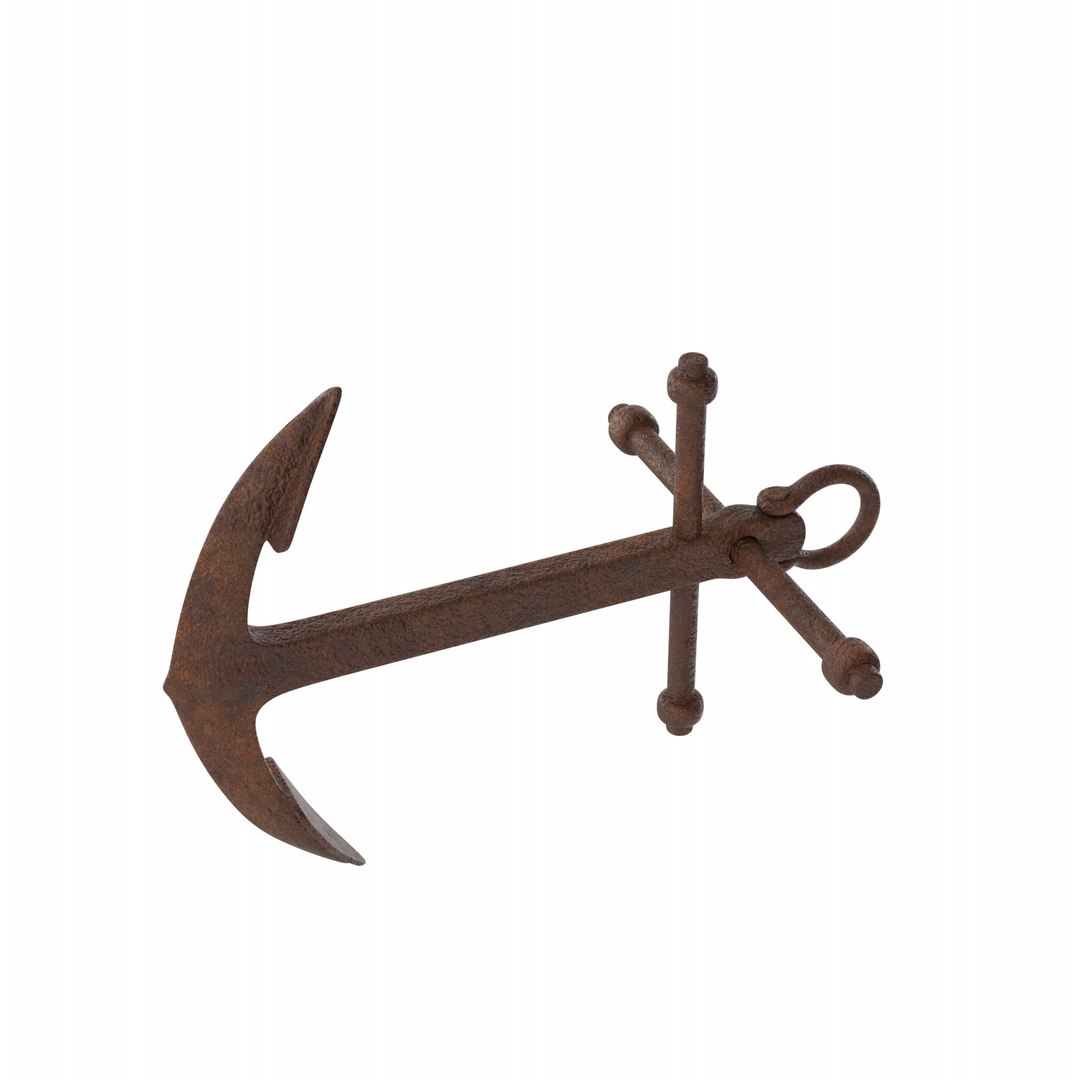 3D Rusty Anchor - TurboSquid 2200779